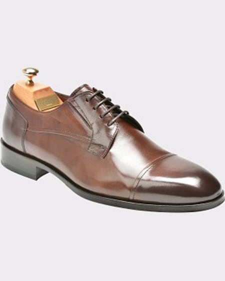 Le Colonel - Le Colonel Pantofi Maro Din Piele Naturala | Pantofi Barbati